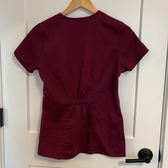 Grey's Anatomy | Tops | Greys Anatomy By Barco Maroon Scrub Top | Poshmark